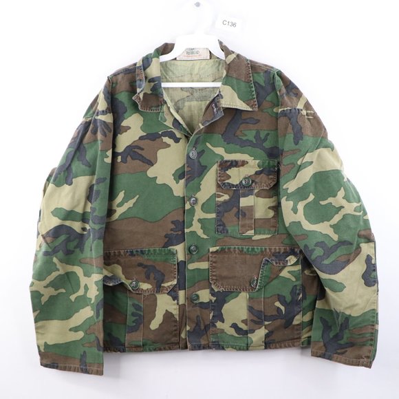 Vintage | Jackets & Coats | Vintage 8s Streetwear Camouflage Military ...